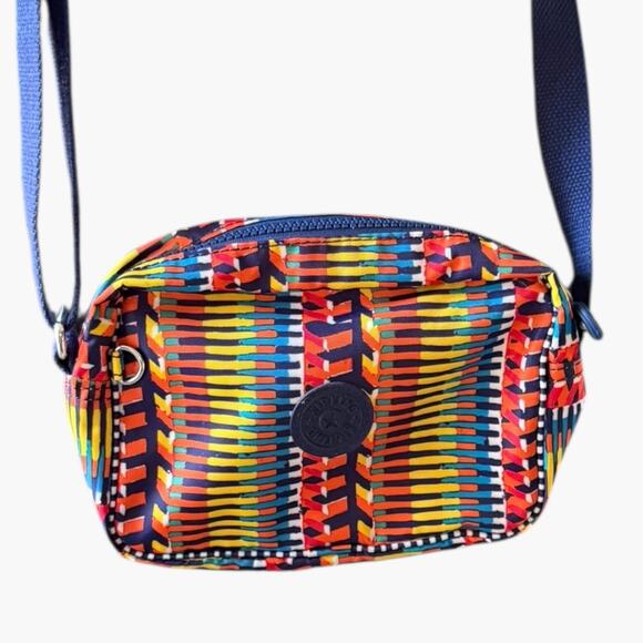 Kipling | Bags | Kipling Multicolor Geometric Print Crossbody Bag Small ...